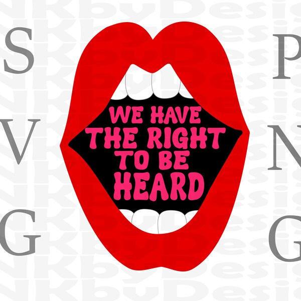 Womens Rights Svg - Etsy