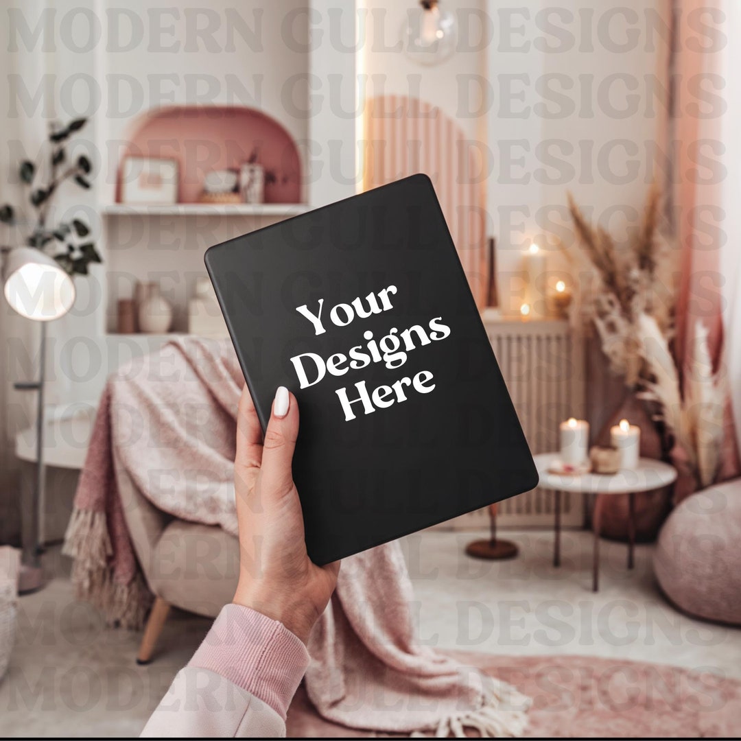 Kindle Mock up Kindle Sticker Mockup Kindle Book Mock-up E-reader ...