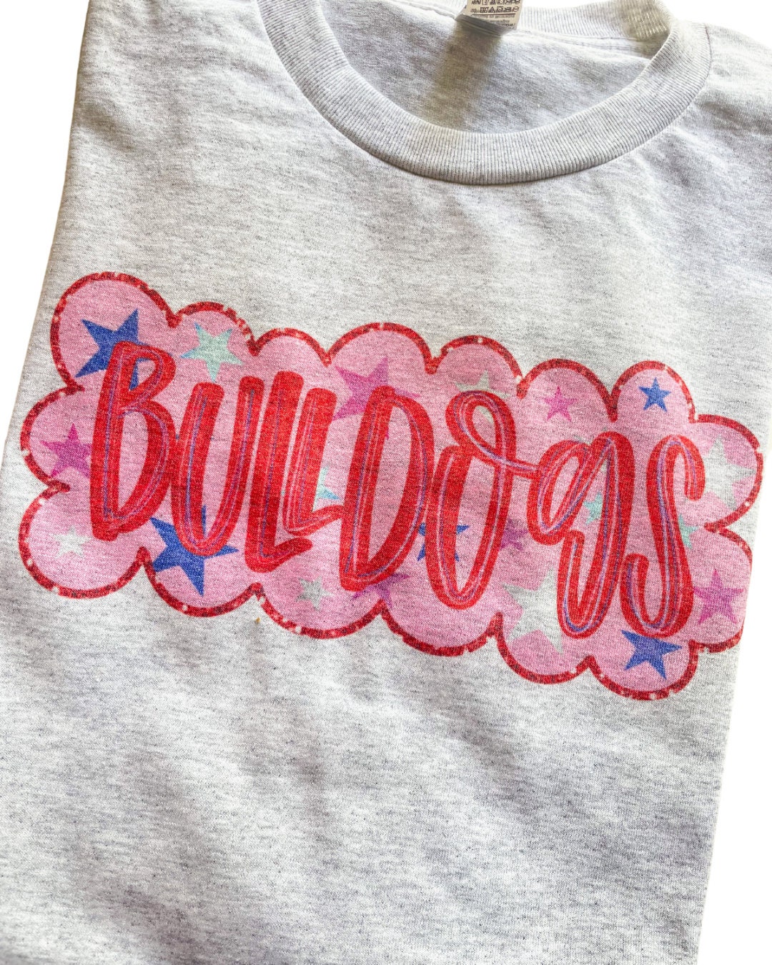 Preppy Cloud Mascot Sweatshirt Bulldogs - Etsy