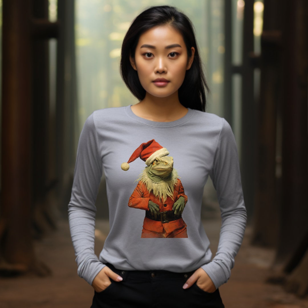 Reptile Reptilian Iguana Bearded Dragon in Christmas Santa - Etsy