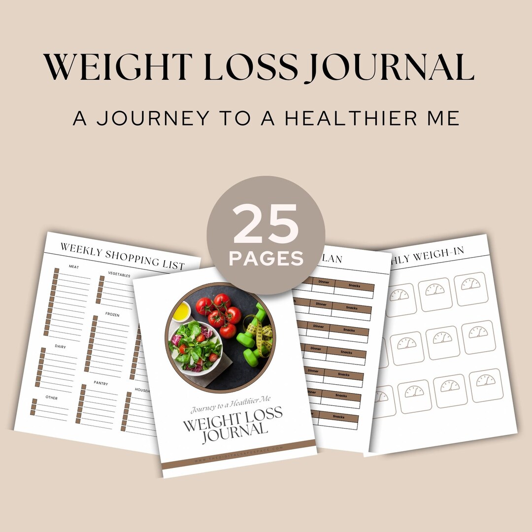 Transform Your Health With Our Digital Weight Loss & Fitness Journal ...