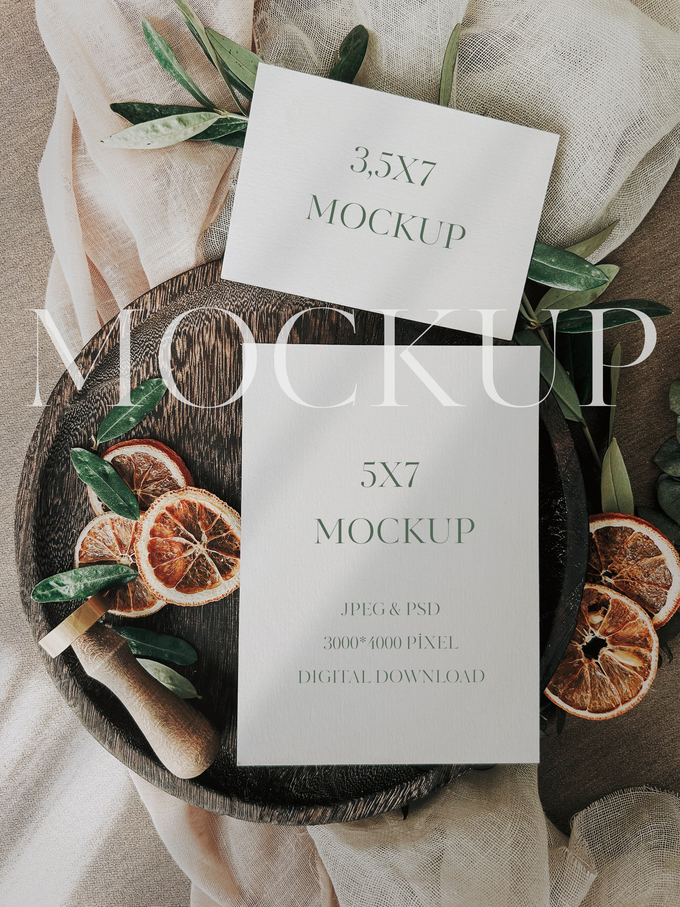 Invitation Mockup, 5x7 Invitation Mockup,wedding Stationery Mockup ...