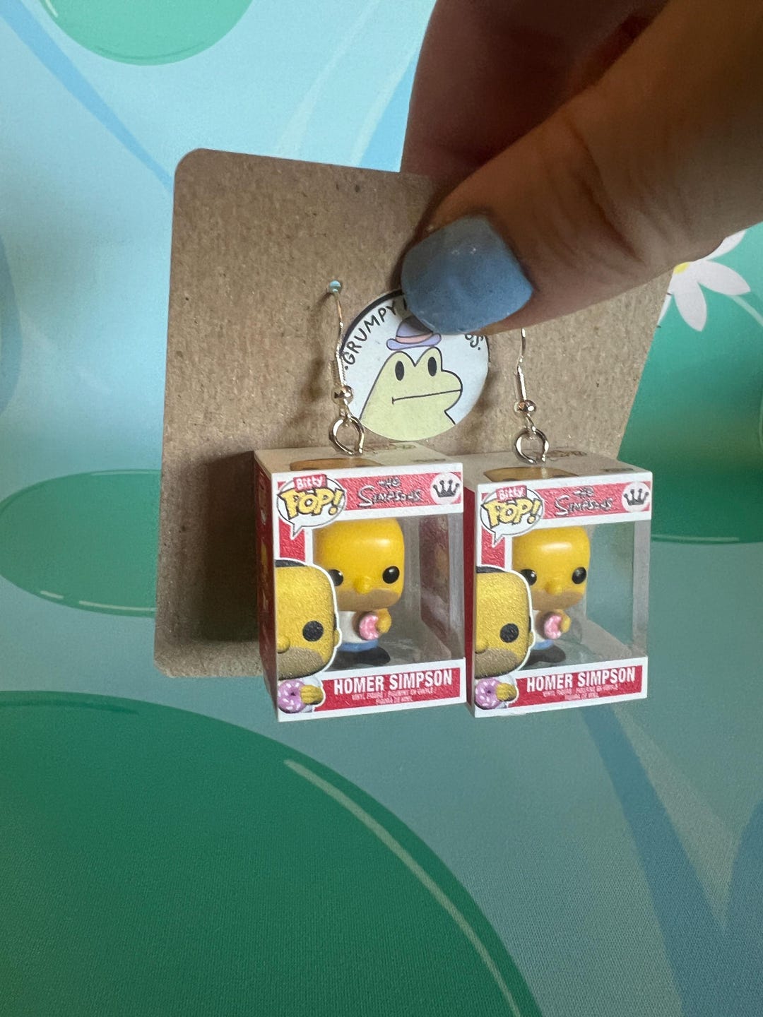 Funko Bitty POP! Nerdy Jewelry Earrings- Homer Simpson - the Simpsons ...