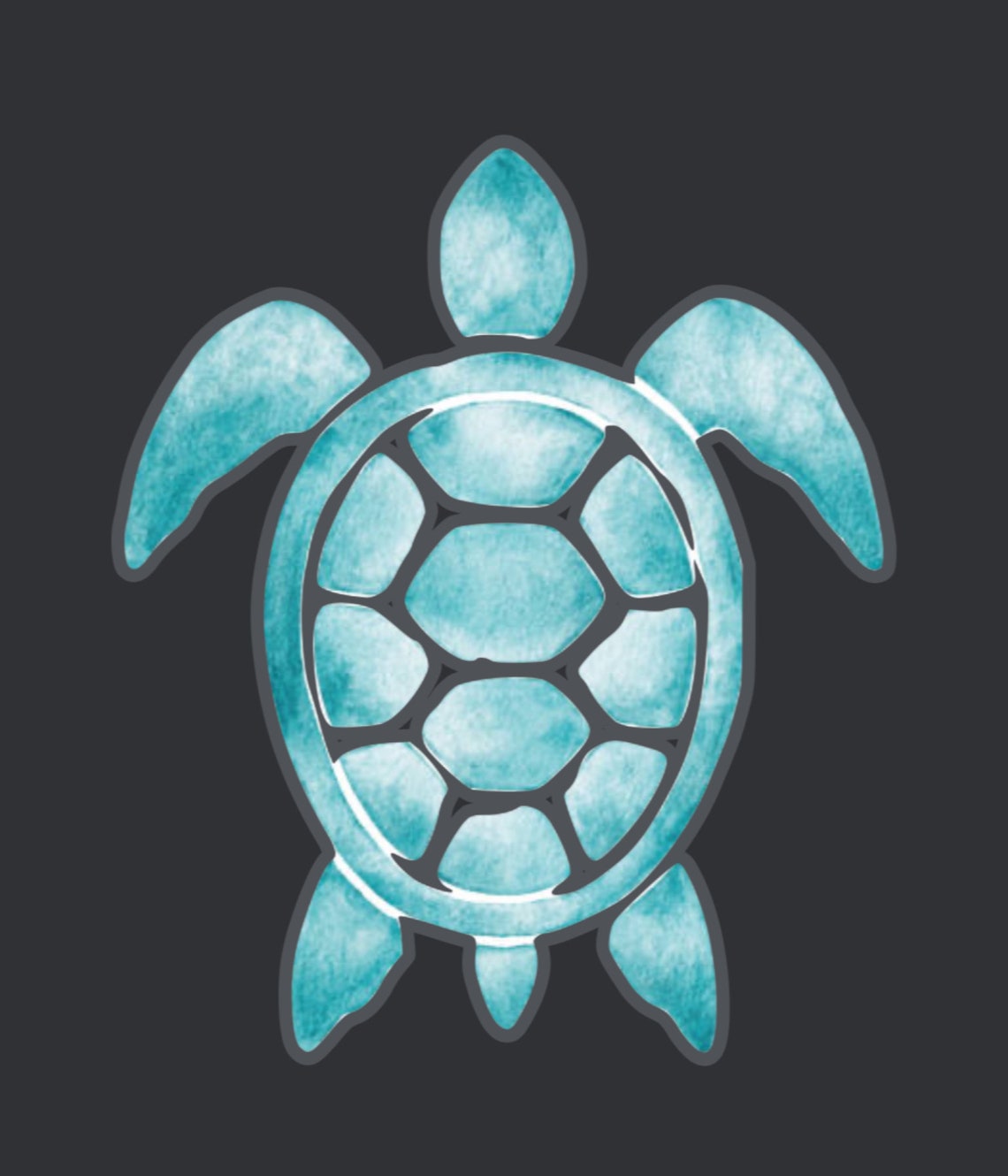 Sea Turtle Sticker - Etsy