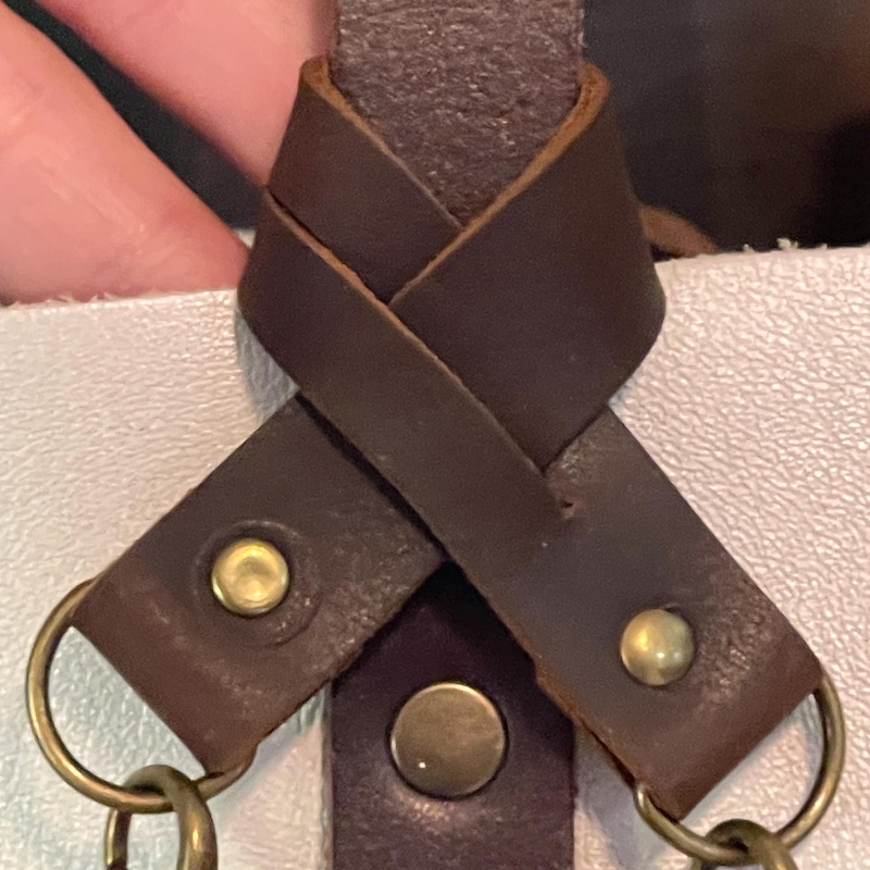 Brown Leather Bow Purse Charm - Etsy