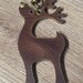 RUDOLPH Reindeer 2 Sided Full Grain Leather Keyring Key Chain Purse ...