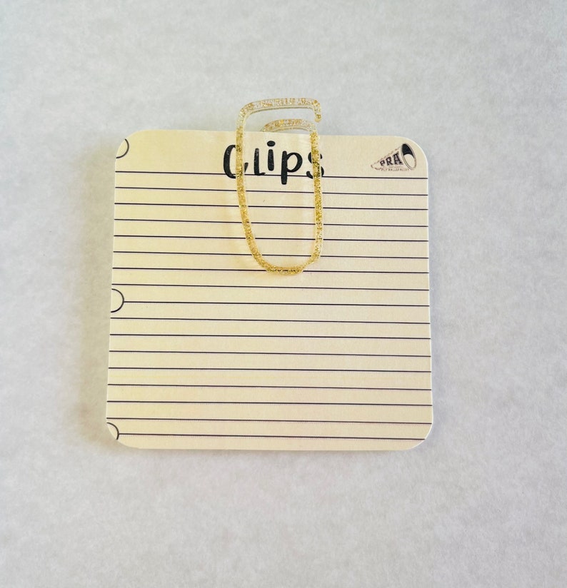 Cute Acrylic Paper Clips, Back to School Supplies, Teacher Classroom ...