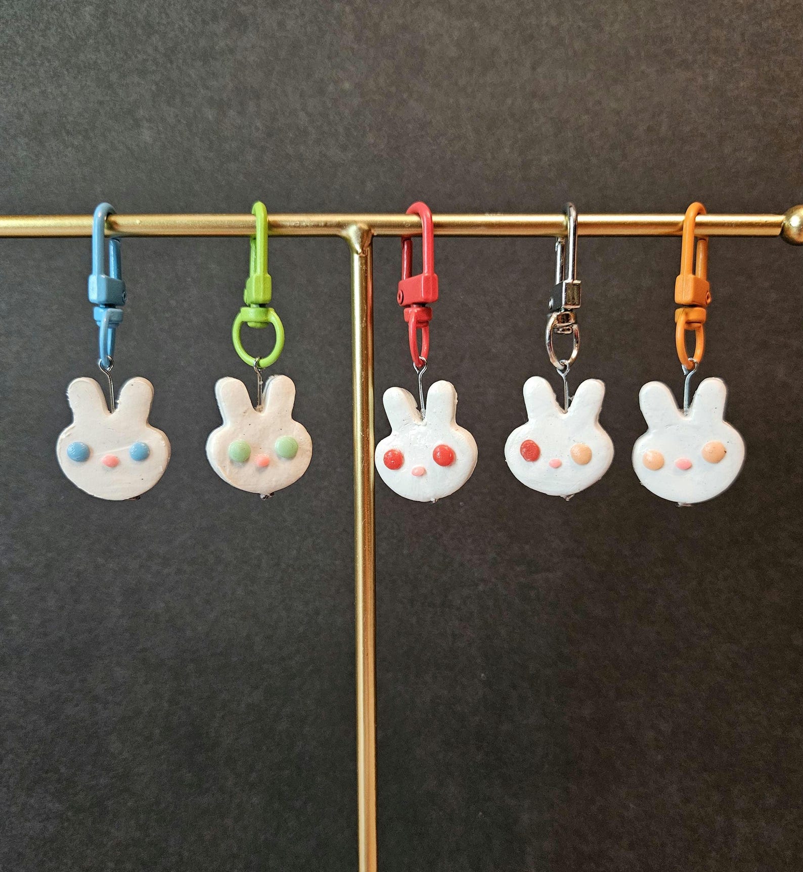 Hand-sculpted Clay Charm Keychains - Etsy