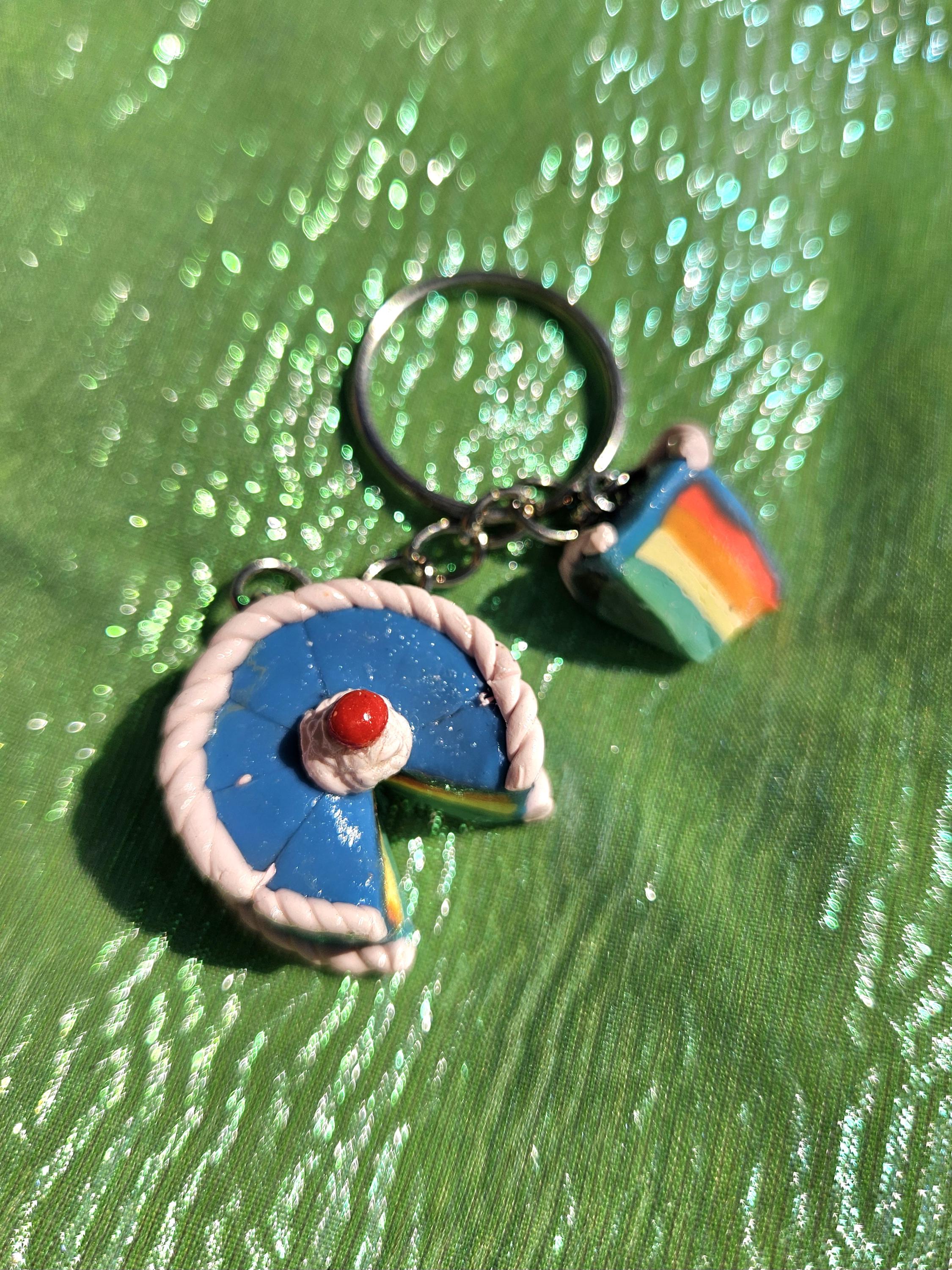 Hand-sculpted Clay Charm Keychains - Etsy