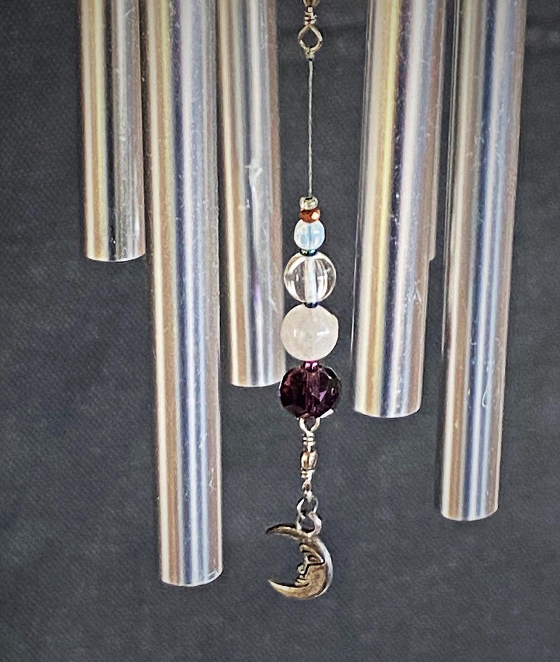 Hanging Moon Wind Chime - Etsy