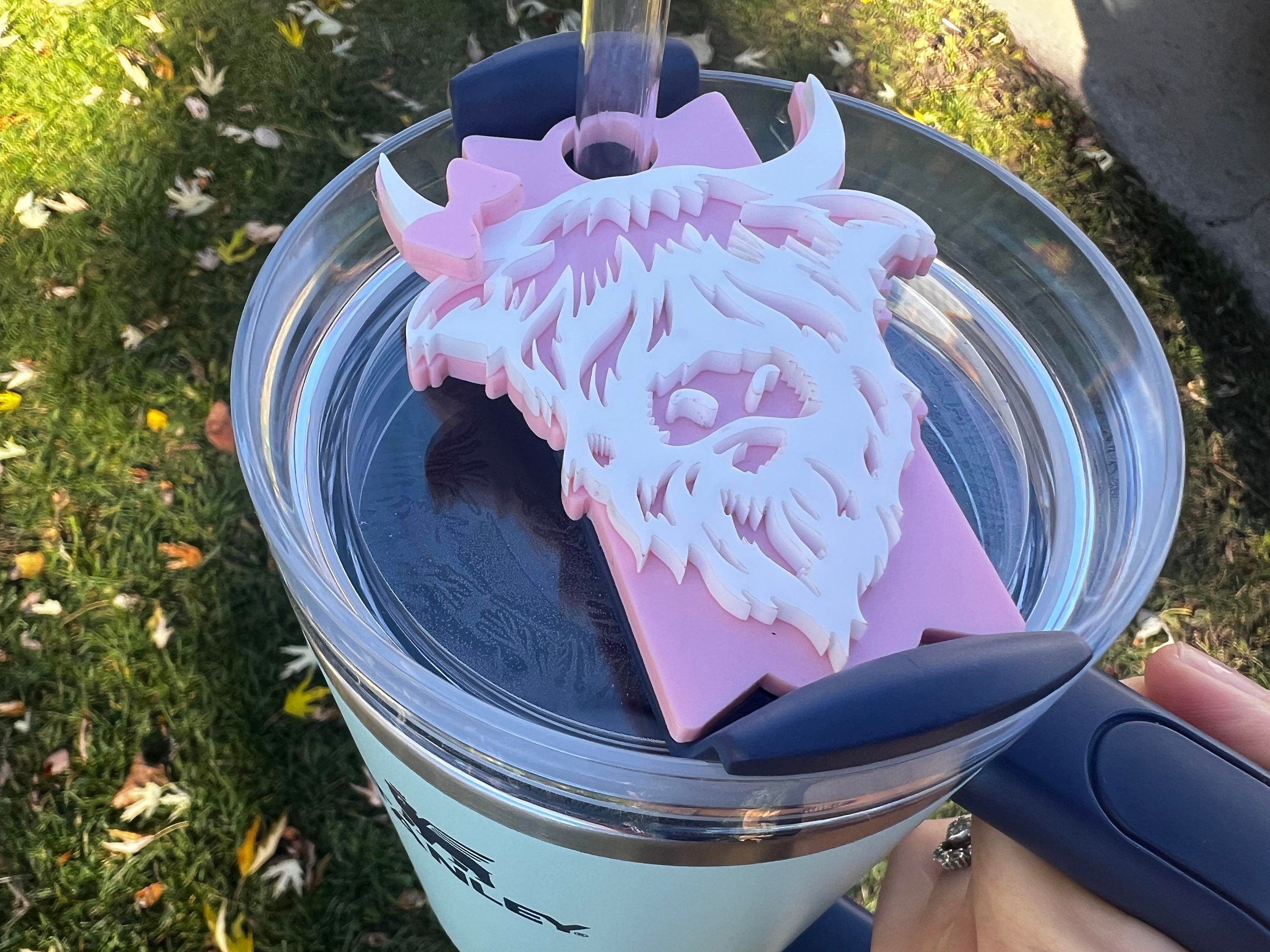 Highland Cow Stanley Topper Tumbler Cup Topper H2.0 - Etsy