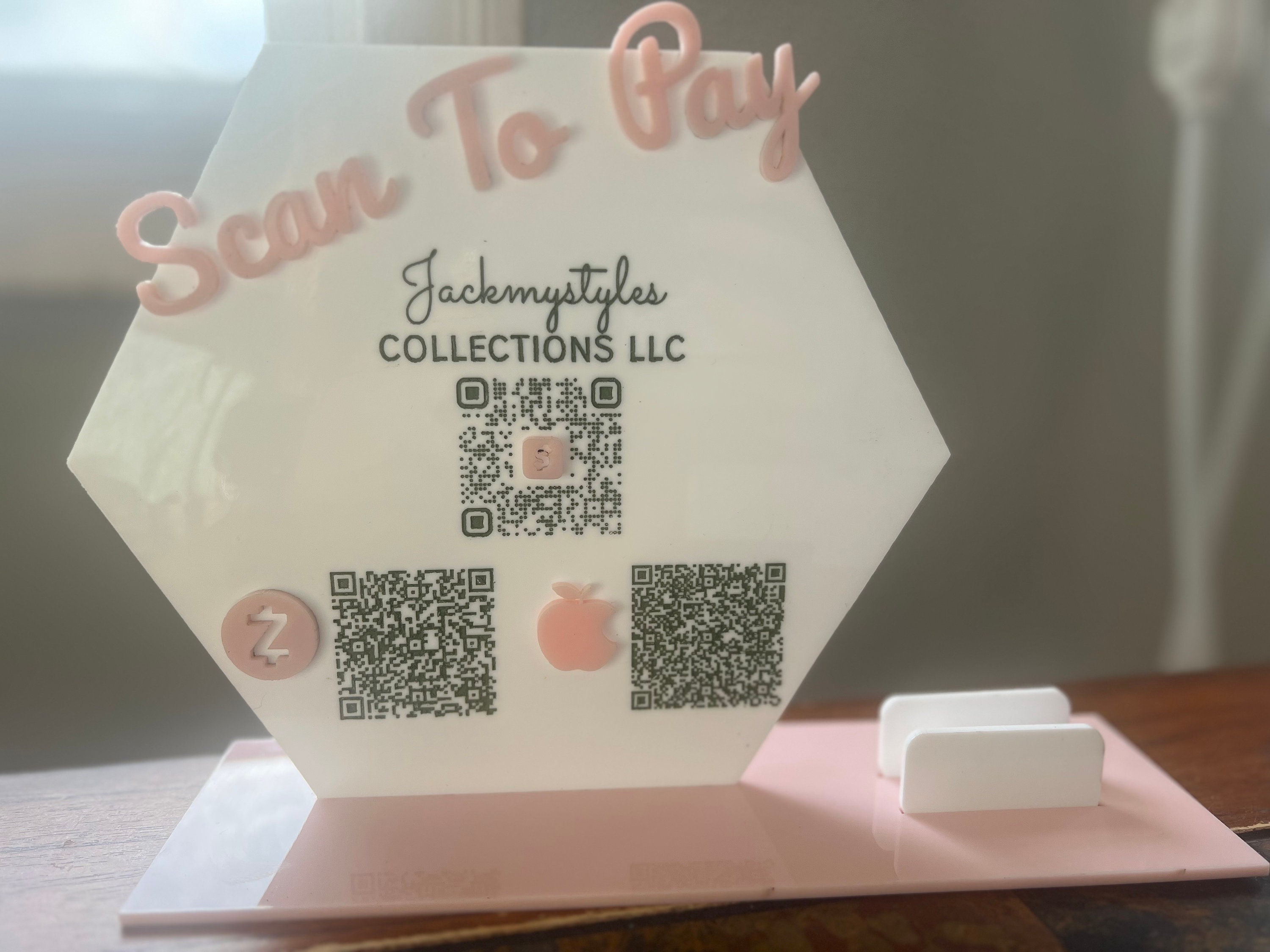 QR Code Sign Scannable Vendor Market Craft Fair Small Business Sign - Etsy