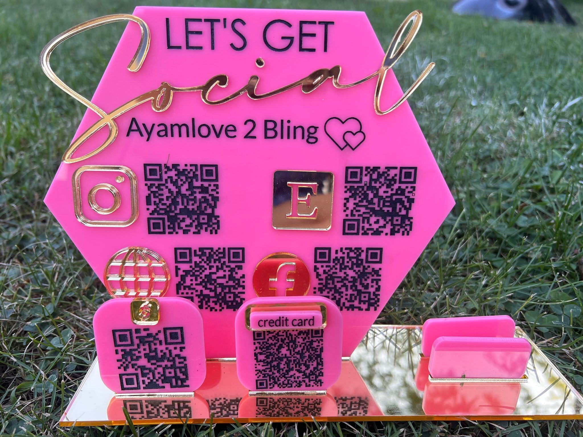 QR Code Sign Scannable Vendor Market Craft Fair Small Business Sign - Etsy