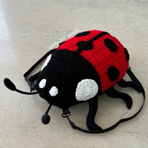 Ladybug Backpack Pillow Crochet Sewing Pattern Alexandria Masse - Etsy