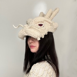Crochet Dragon Hat Pattern Alexandria Masse - Etsy
