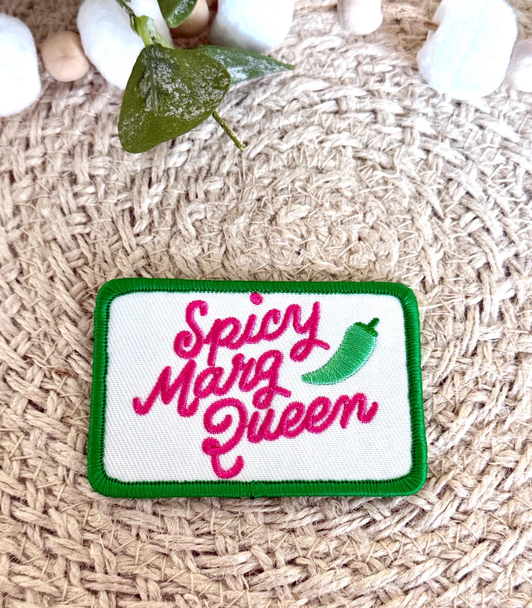 Alcohol Patch, Trucker Hat Patches, Spicy Marg Club, Embroidery Patch ...