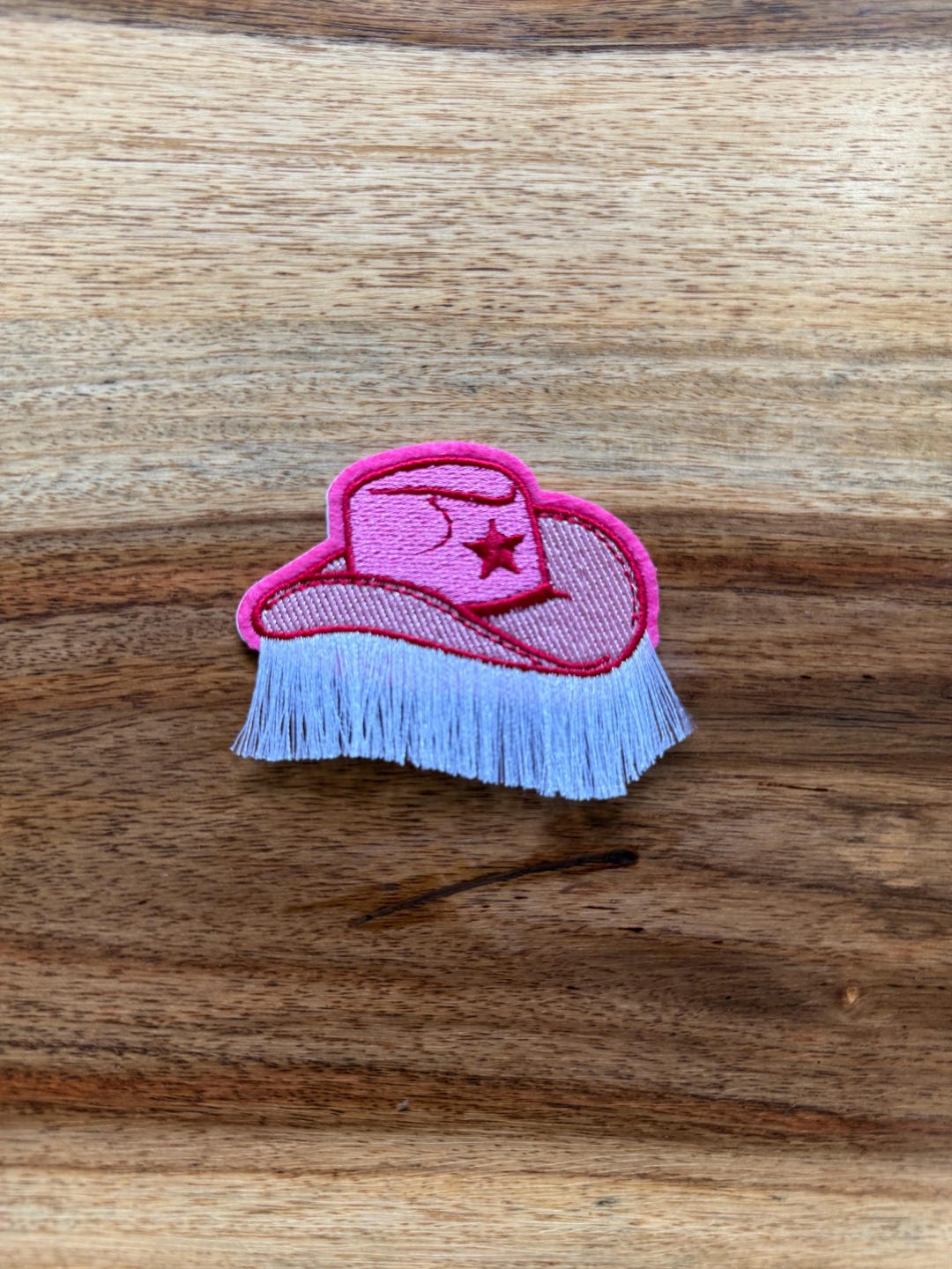 Cowboy Trucker Hat Patches, Cowboy Hat With Fringe, Embroidery Patch ...