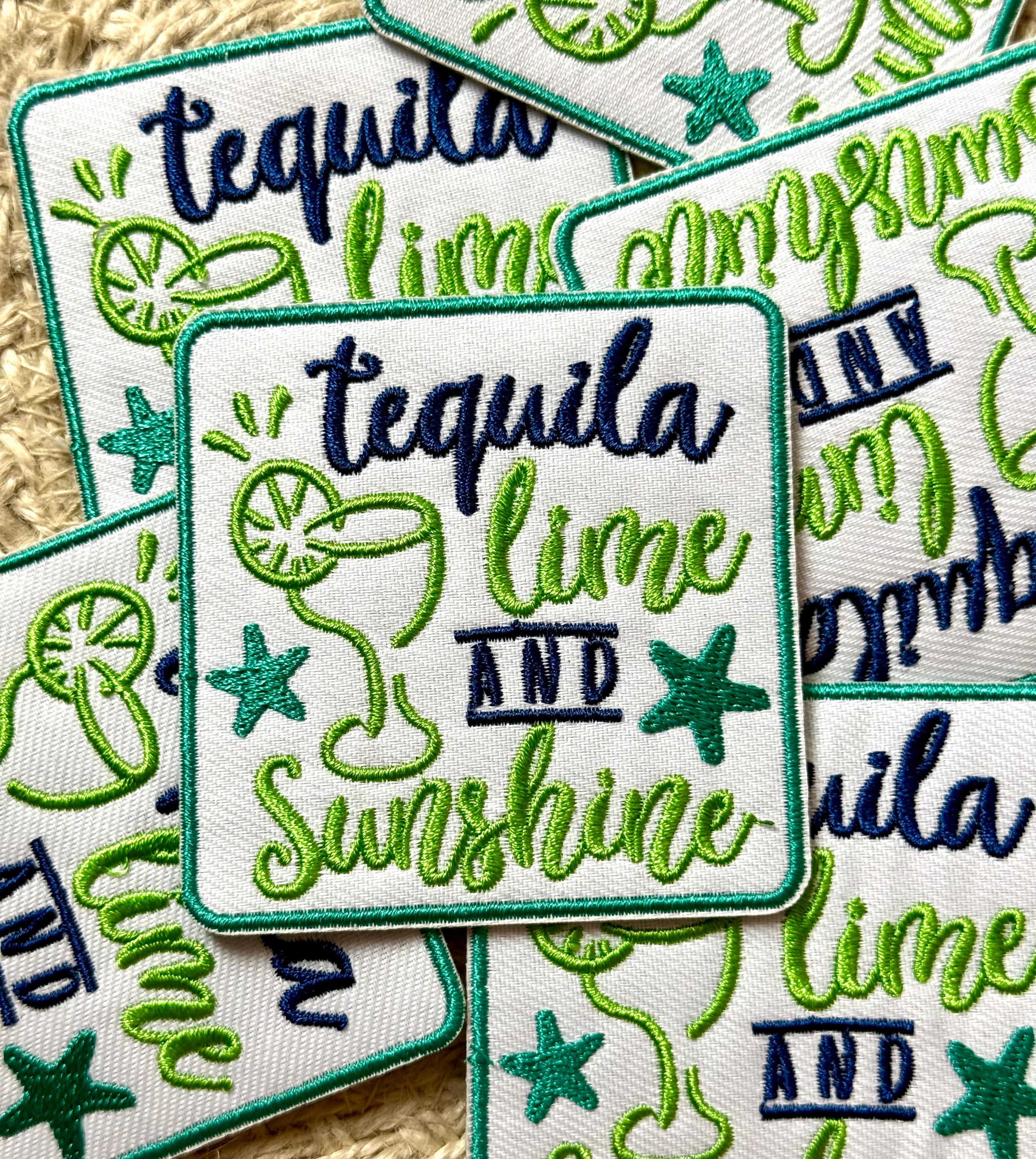 Alcohol Patch, Trucker Hat Patches, Tequila Lime and Sunshine ...