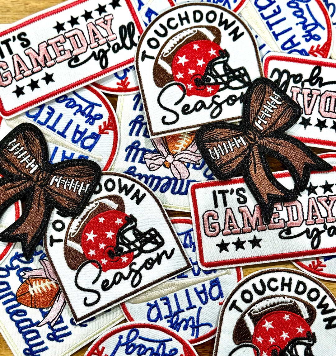 Sports Inspired Trucker Hat Patches, Boy Mama, Football Patches ...