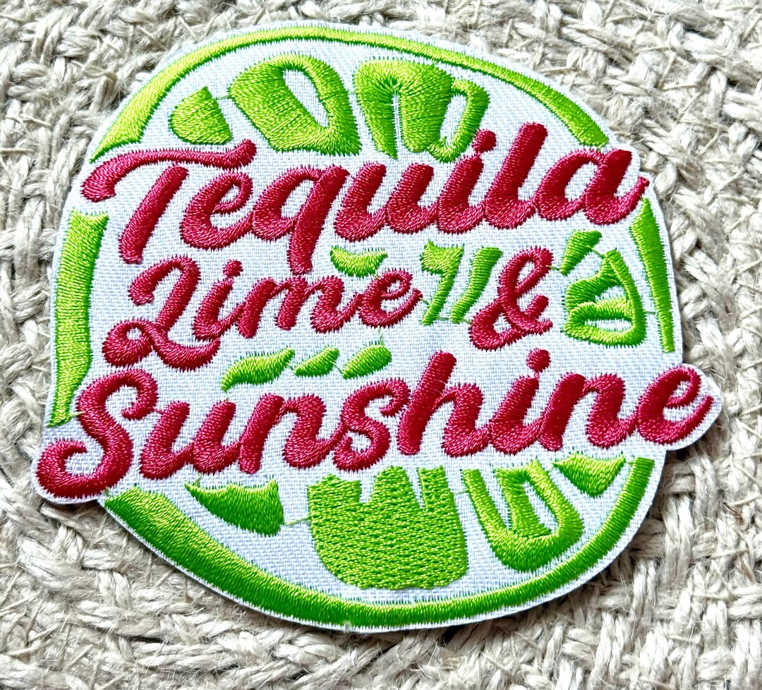 Alcohol Patch, Trucker Hat Patches, Tequila Lime and Sunshine ...