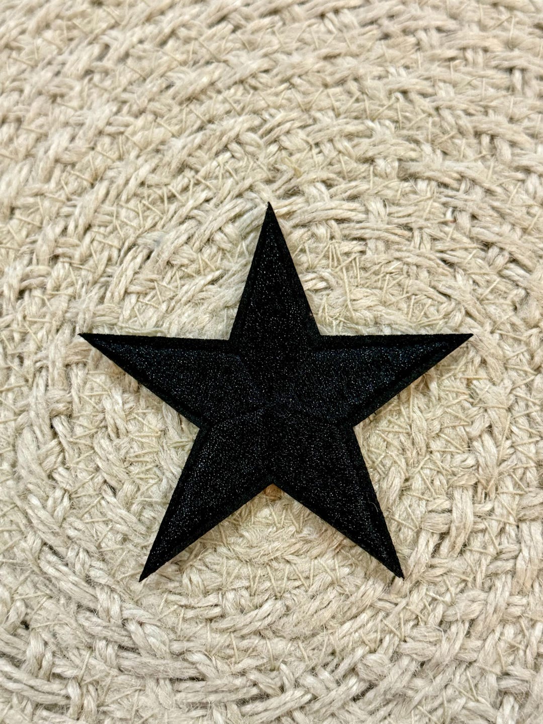 Large Star Trucker Hat Patches, Black Star, Embroidery Patch, Iron On ...