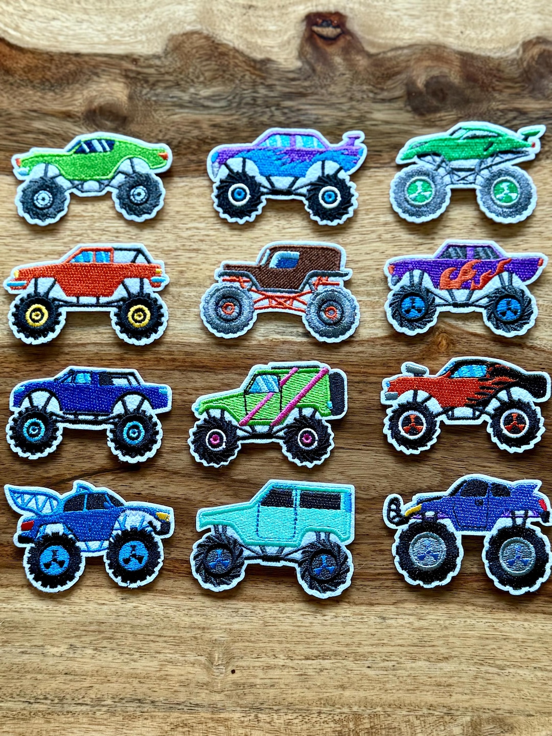 Trucker Hat Patch, Toddler Patches, Monster Trucks, Embroidery Patch ...