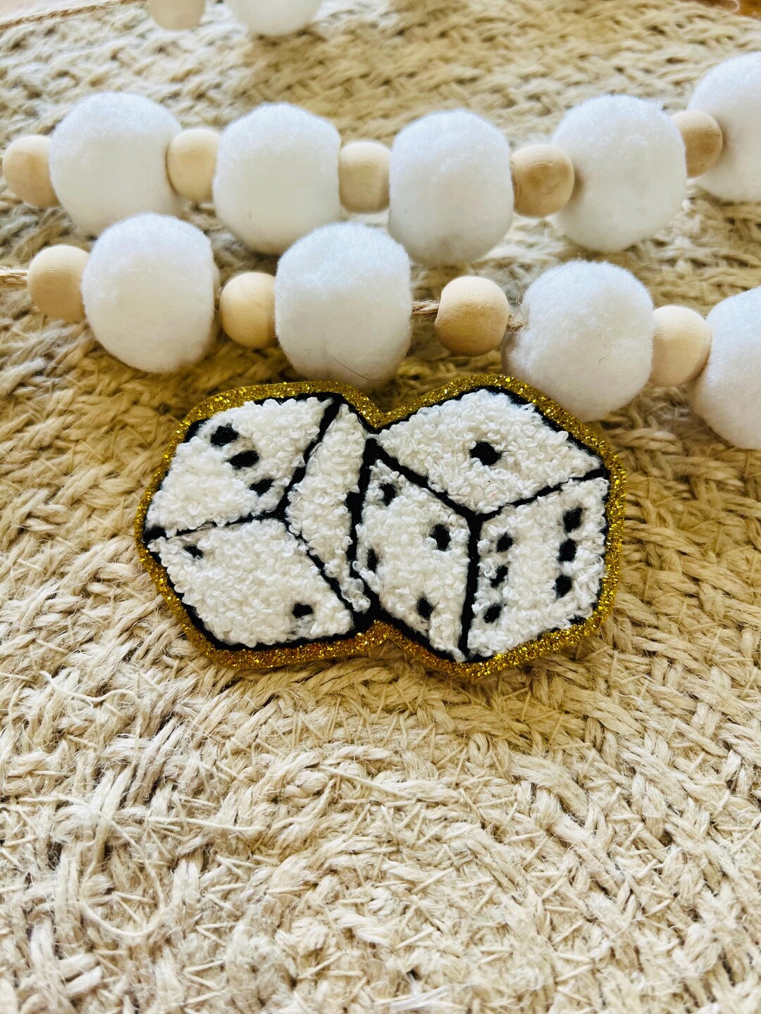 Trucker Hat Patches, Dice, Fluffy Patch, STICK ON, Patches for Bag ...