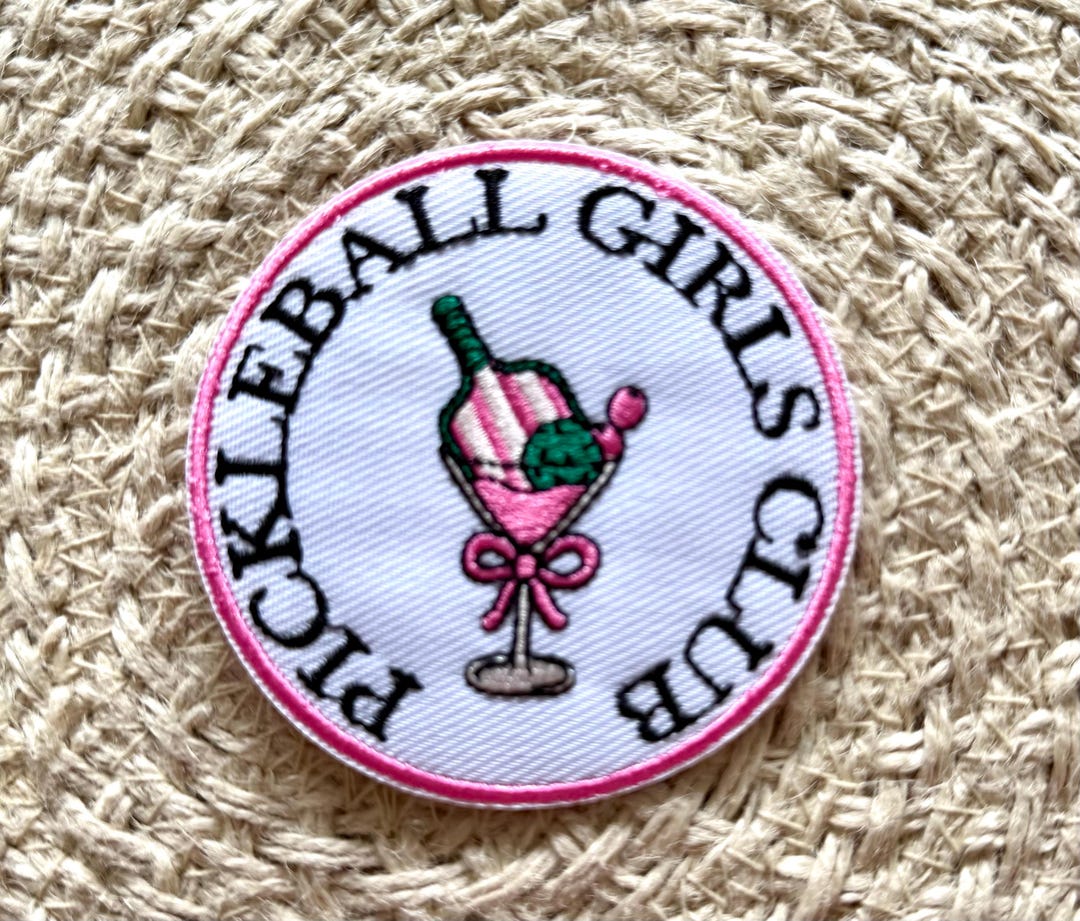 Trucker Hat Patches, Pickleball Girls Club, Embroidery Patch, Iron On ...
