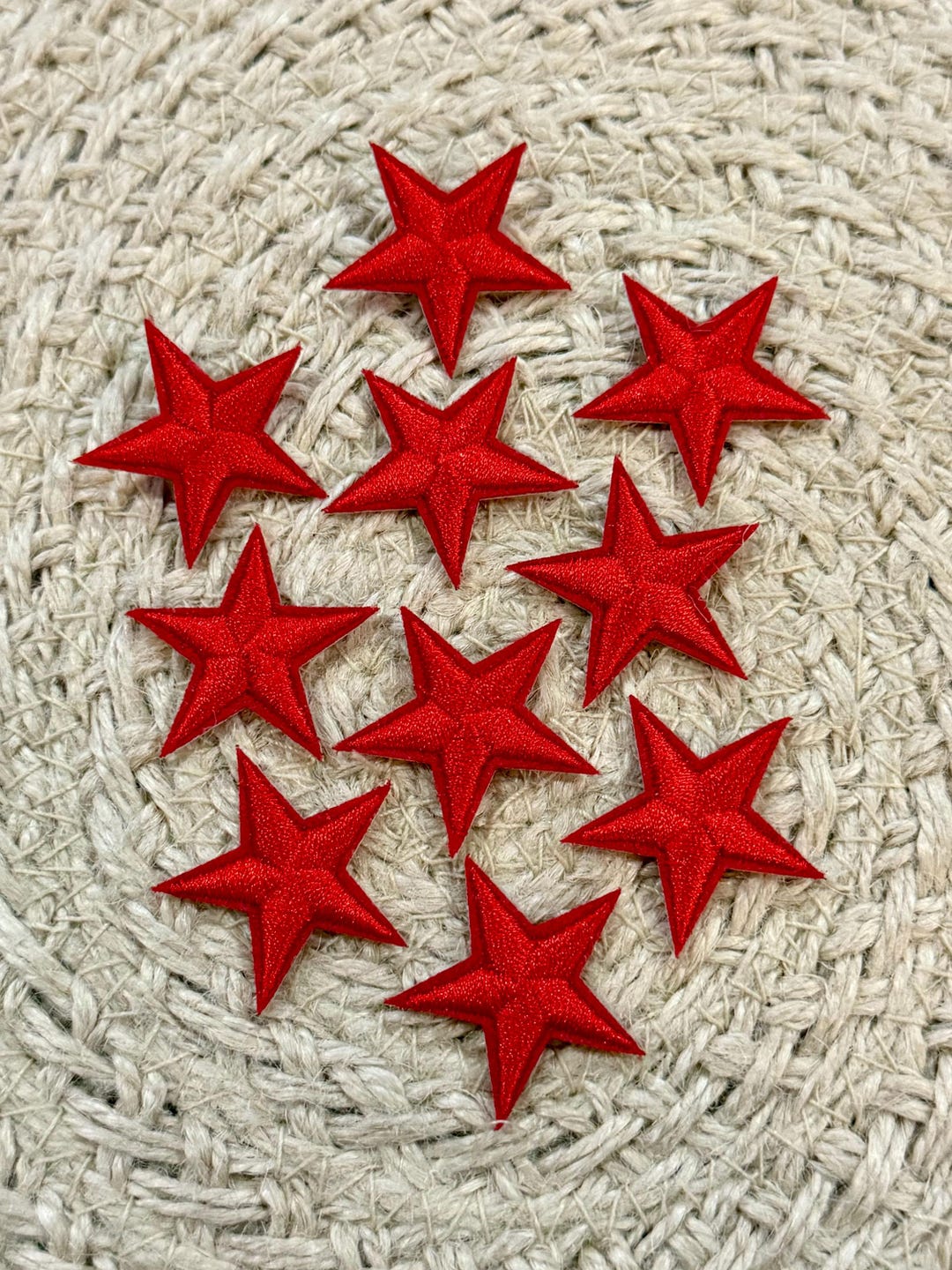 Mini Star Trucker Hat Patches, Red Star, Embroidery Patch, Iron On, Sew ...