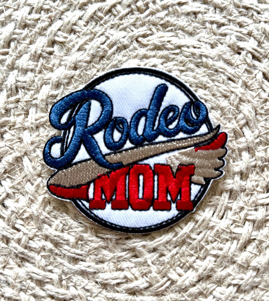 Rodeo Mama, Mama, Western, Trucker Hat Patches, Embroidery Patch, Iron ...