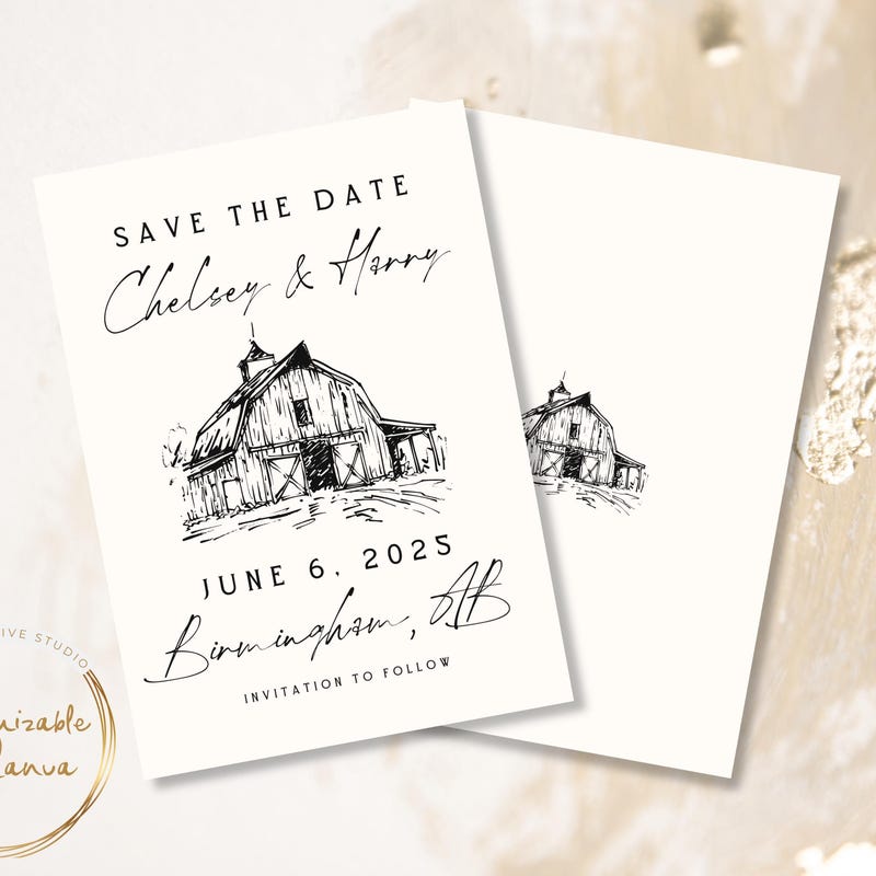 Rustic Save the Date - Etsy