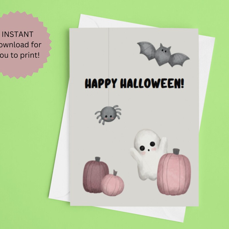 Happy Halloween Card - Etsy