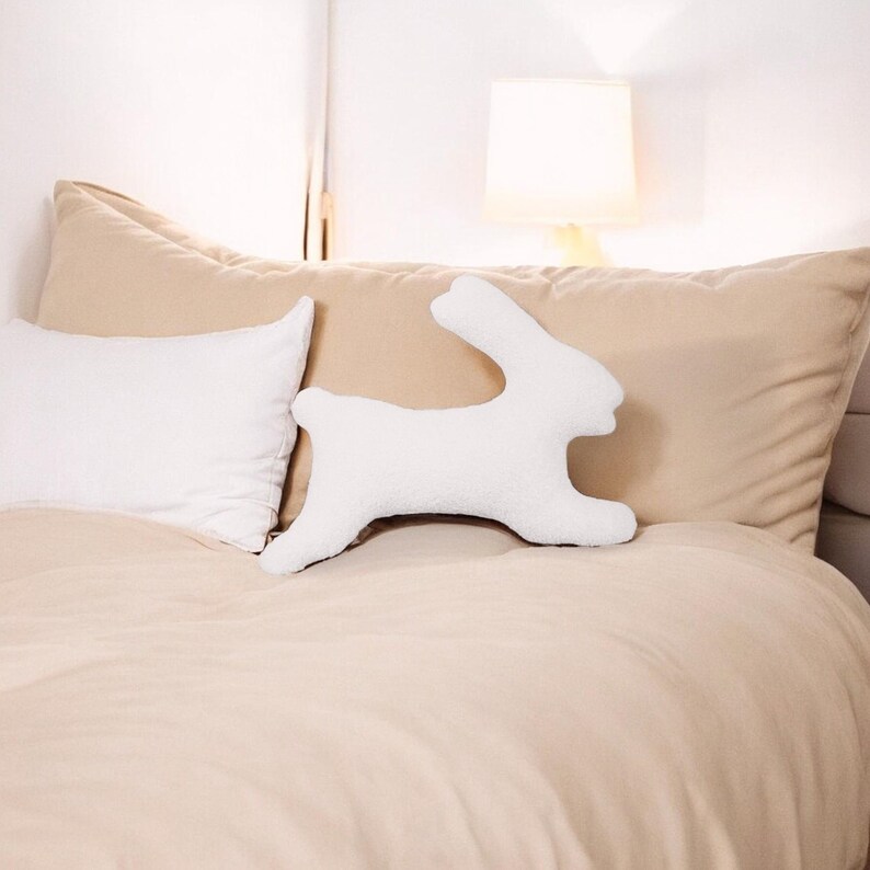 Large Rabbit Nugget Plush Pillow Stuffed Animal, Bunny Nug Plush Toy ...