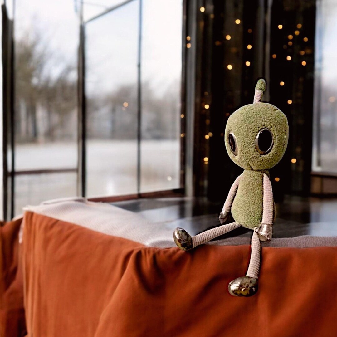 Cute Alien Plush Green Alien Stuffed Animal Toy Kawaii Alien Plushie ...