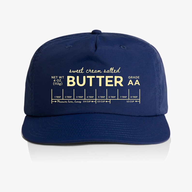 Butter Hat, Foodie Hat, Sweet Cream Salted Butta, Baking Gift, Cooking ...