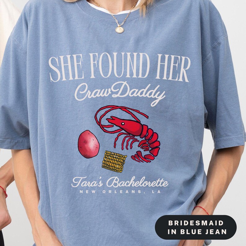 Custom Crawfish Bachelorette Shirt: New Orleans Party Tee - Etsy