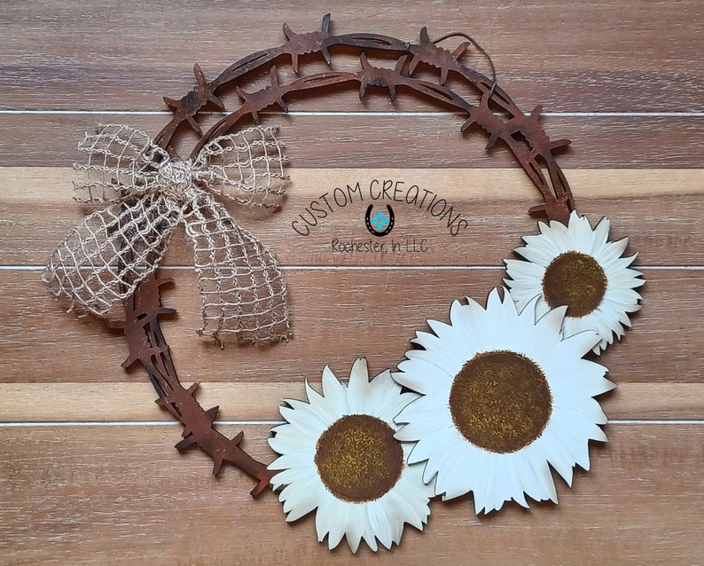 SVG Digital Laser Cut FILE 4 PIECES Western Farmhouse Barbed Wire ...