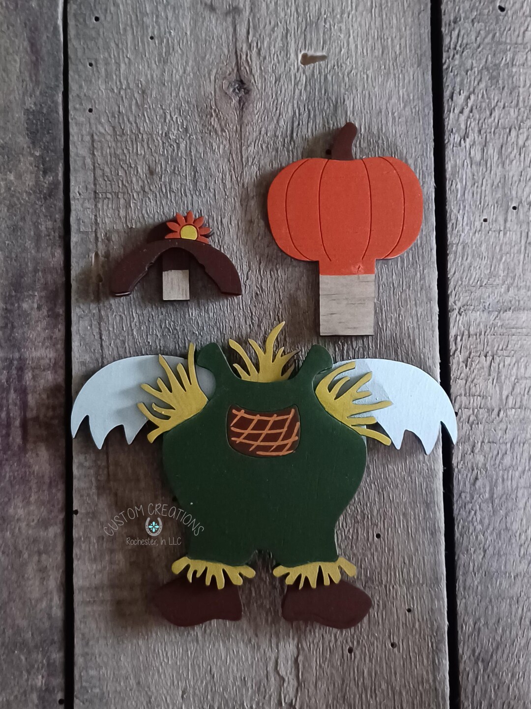 SVG Laser Cut File Desk Porch Goose Interchangeable Fall Scarecrow Farm ...