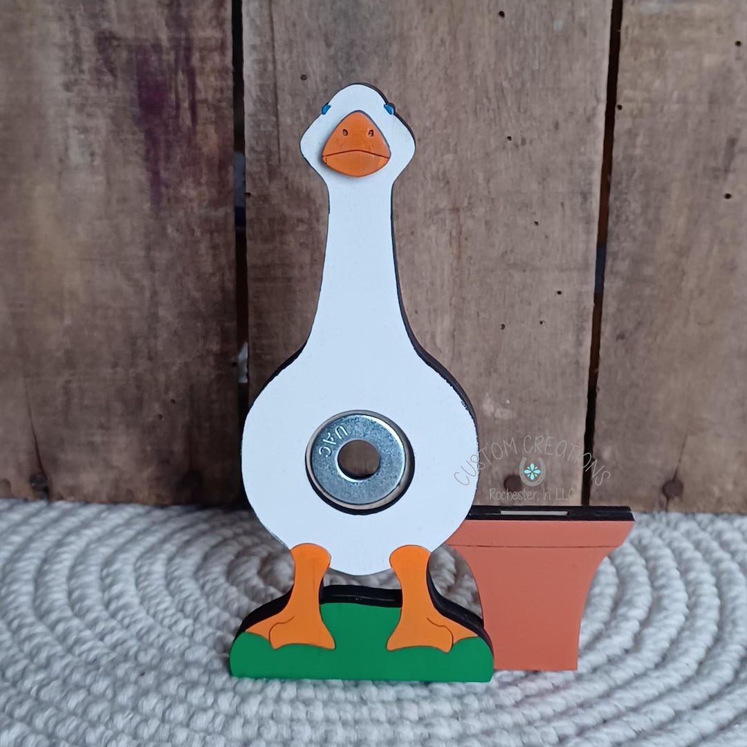 SVG Laser Cut File Bundle Interchangeable Desk Goose Shelf Sitter ...