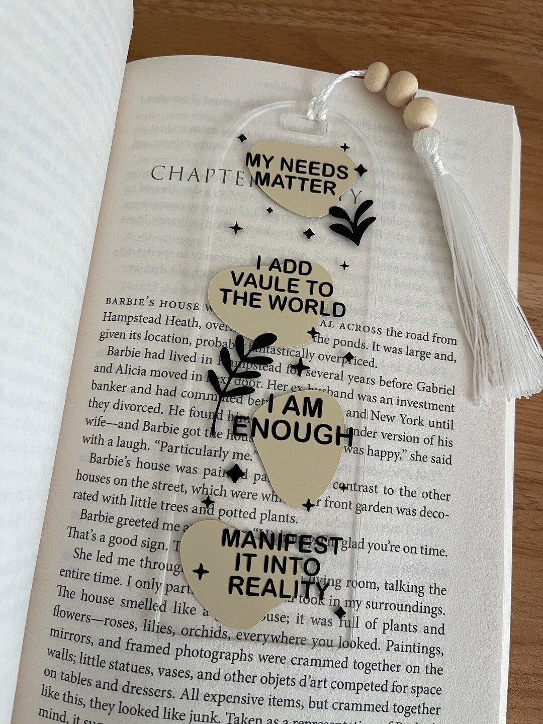 Daily Affirmations Bookmark / Book Lovers Gift / Gifts for Her Gift ...