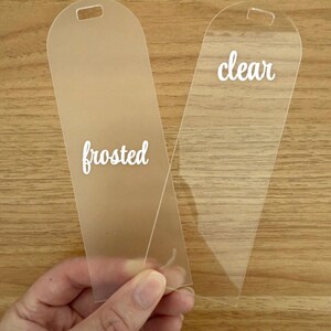 Neutral Daisy Acrylic Bookmark With Tassel | Retro Plant Lover Gift ...