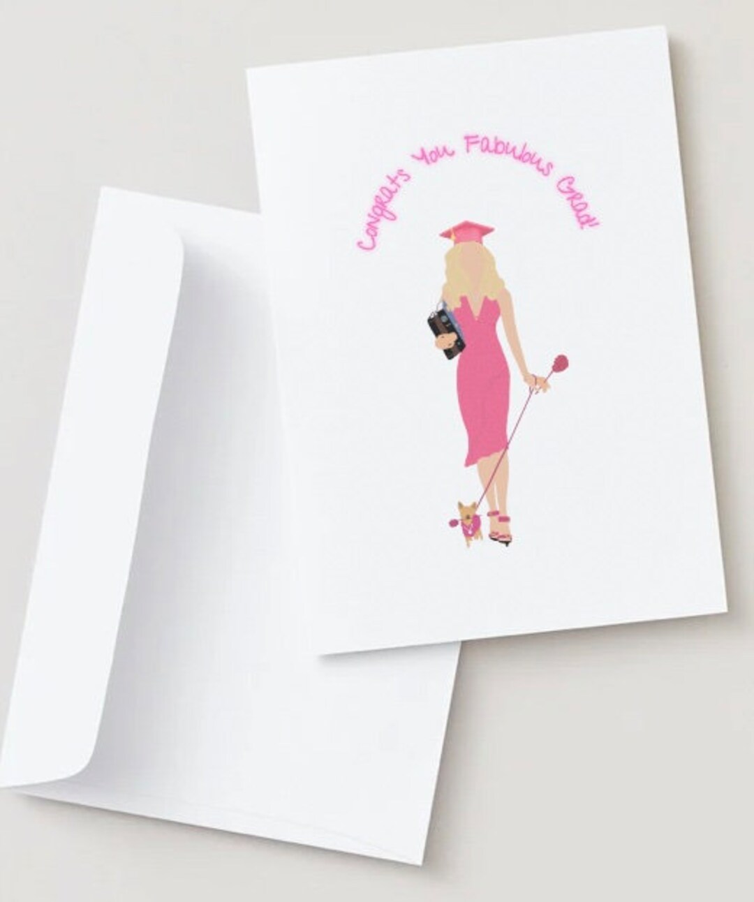 Elle Woods Graduation Card - Etsy