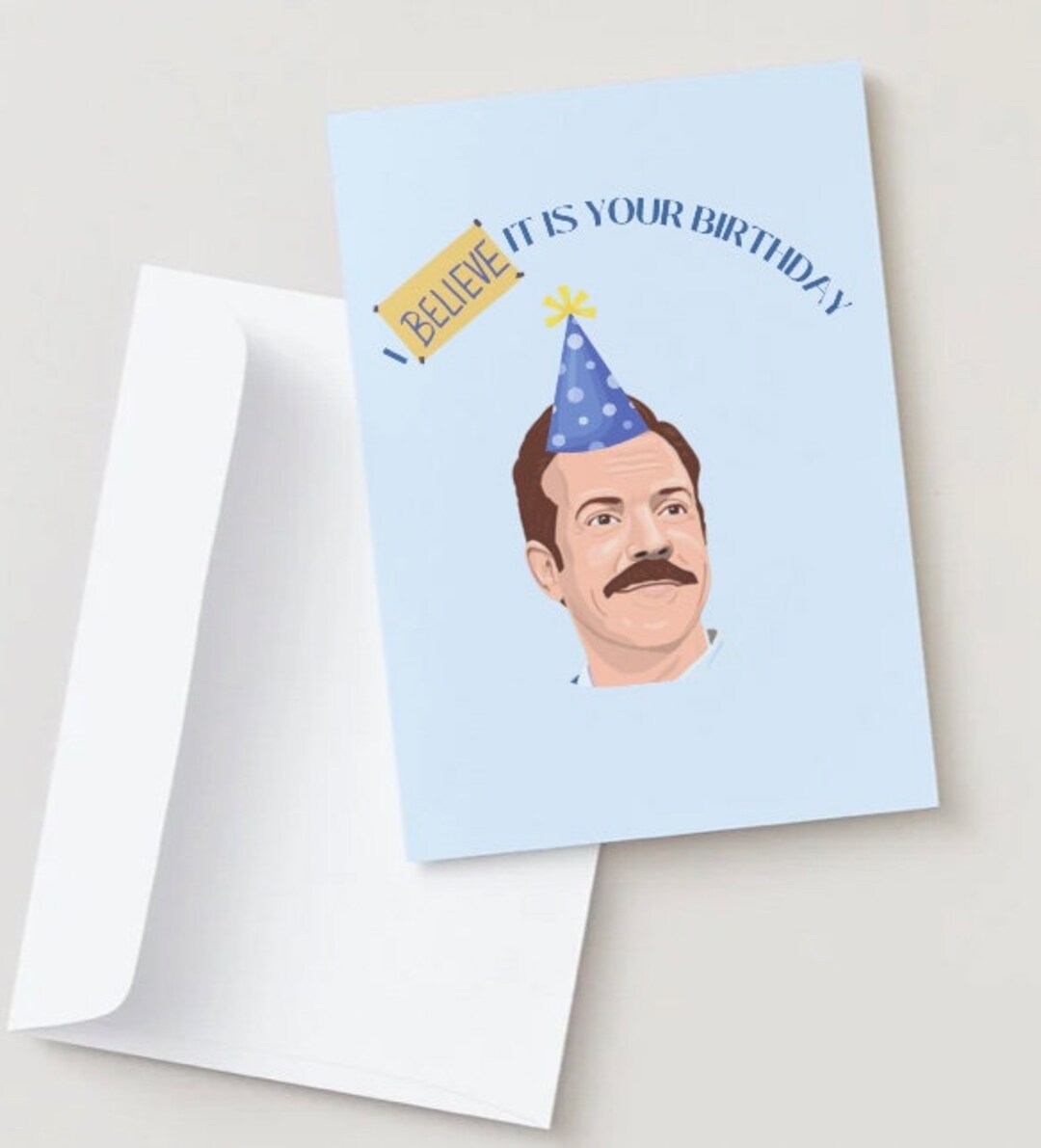 Coach Ted "believe" Birthday Card for Dad - Etsy