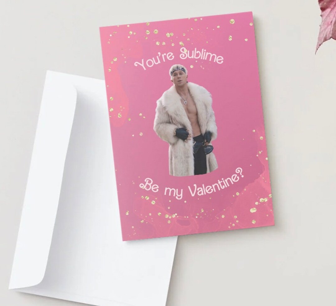 Ken Valentine's Day Card - Etsy
