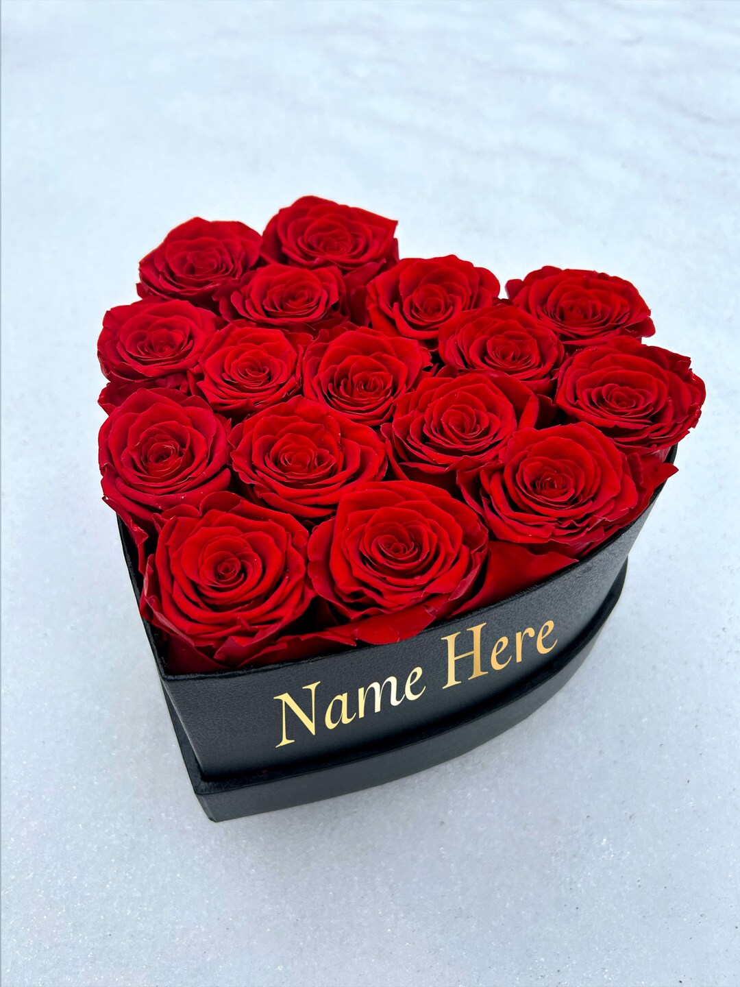 Real Preserved Rose Box, Forever Roses, Roses That Last, Heart Shaped ...