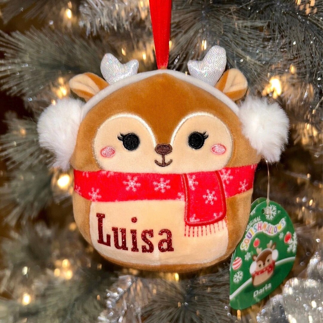 Personalized Squishmallow Ornaments 4” , Christmas Tree Ornaments ...