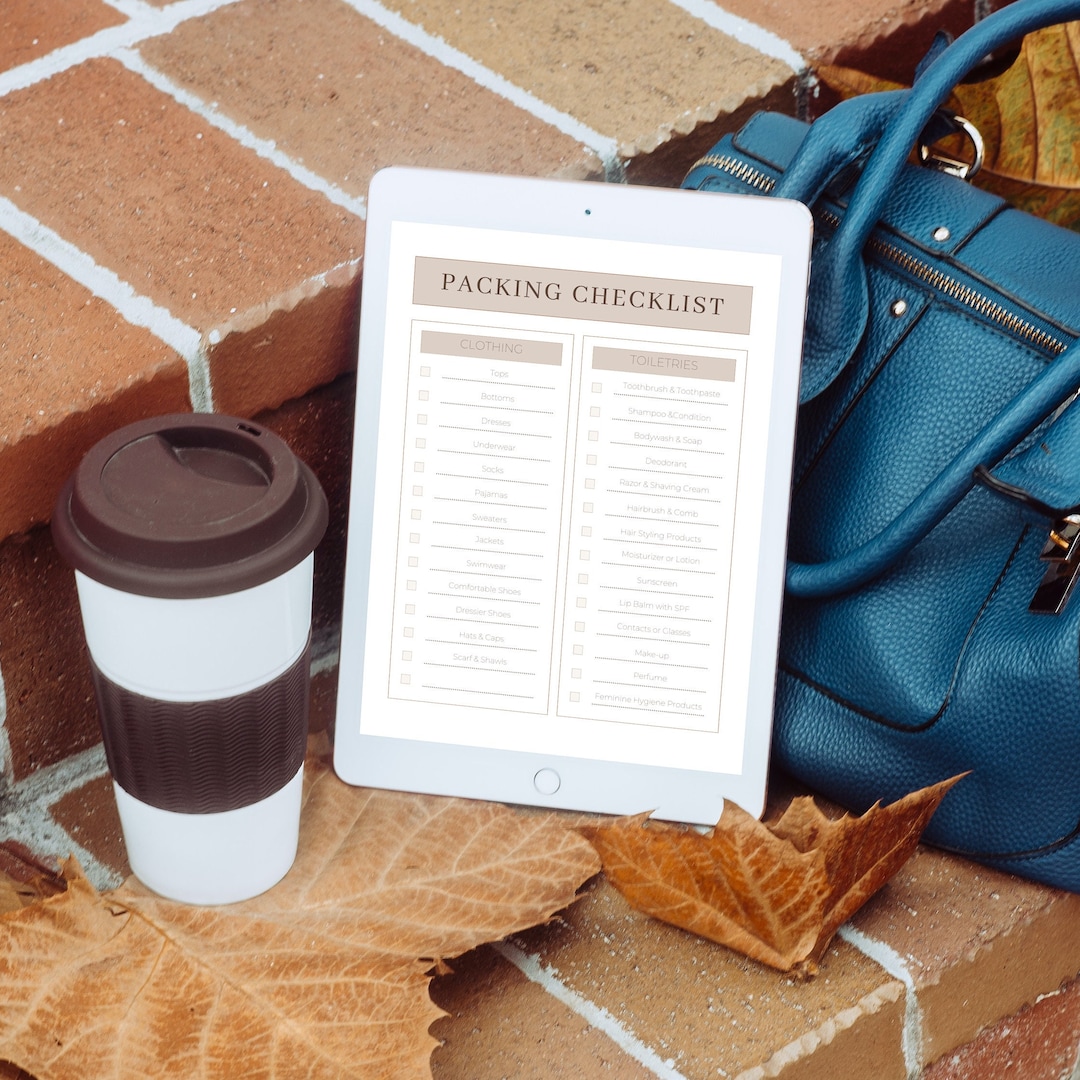 Packing List - 4 Pages of Everyday Items People Pack or Need to ...