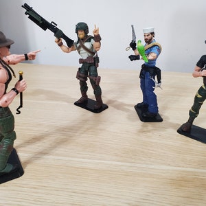 GI Joe Classified Figure Stands Custom Black - (LOT of 20) - Etsy