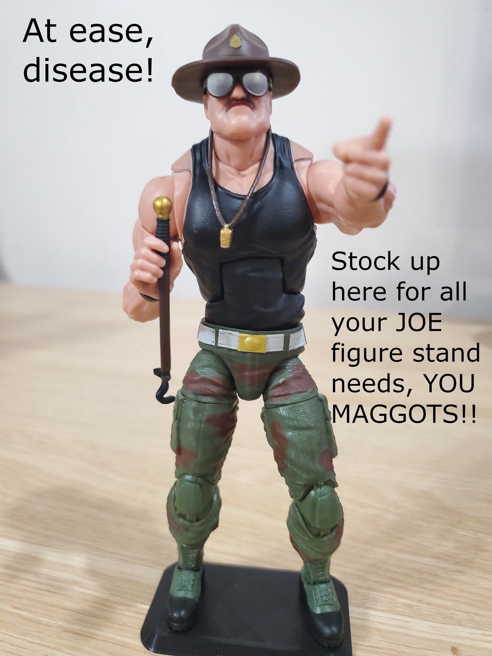 GI Joe Classified Figure Stands Custom Black - (LOT of 20) - Etsy