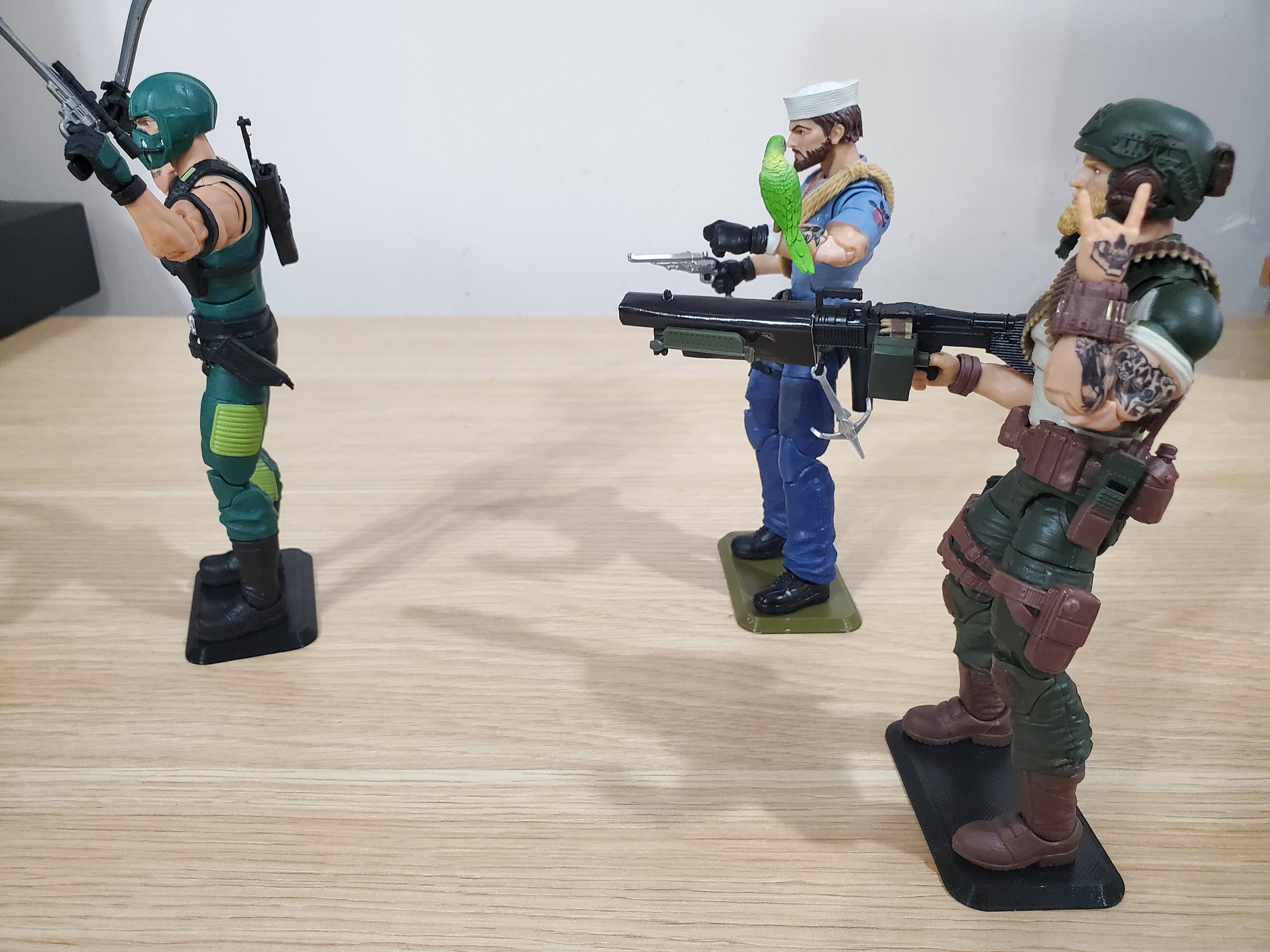 GI Joe Classified Figure Stands Custom Black - (LOT of 20) - Etsy